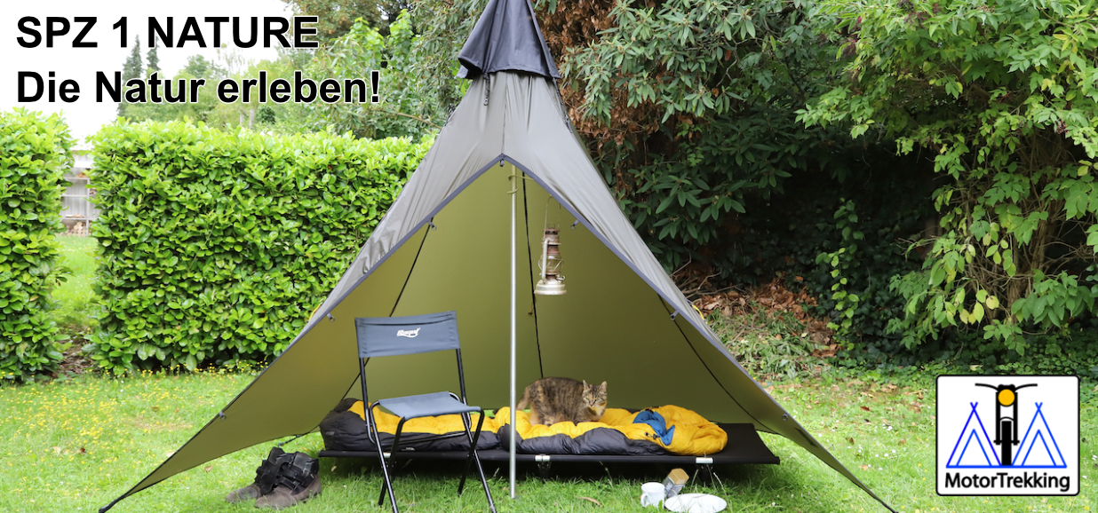 SPZ 1 NATURE - Das Zelt, Das Keines Ist! - MotorTrekking